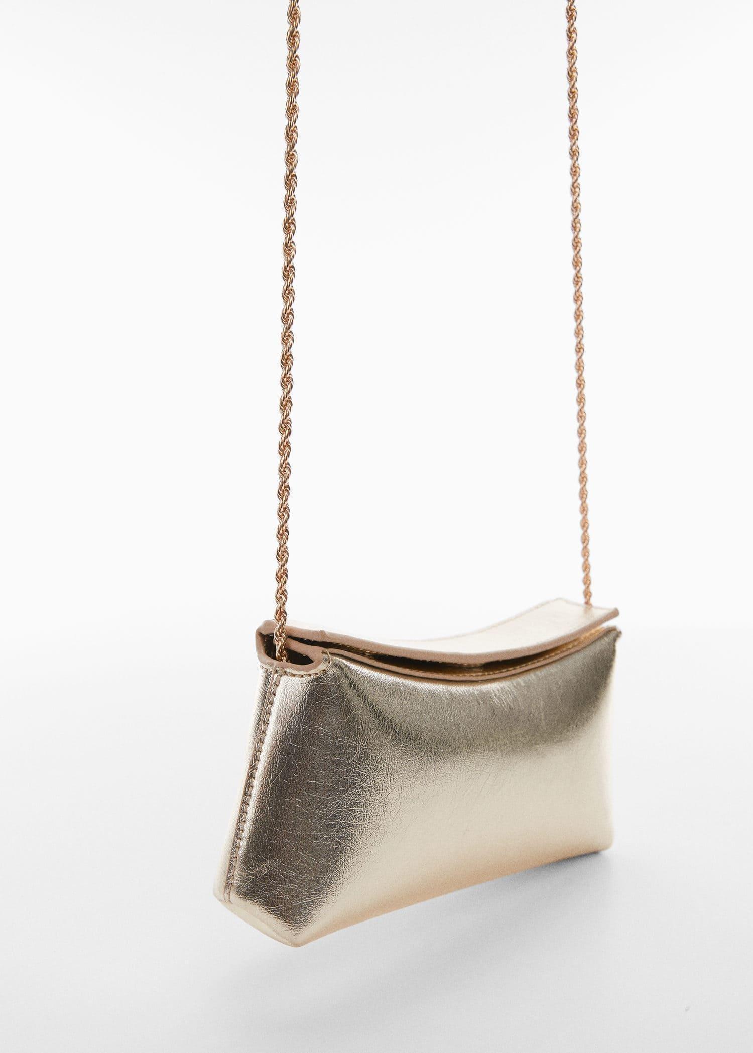 Mango Gold Chain Cross Body Bag | Azadea UAE