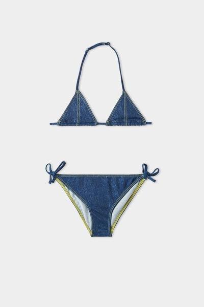 تسوق DENIM PRINT Girls’ Denim Triangle Bikini Tezenis | أزاديا الإمارات ...