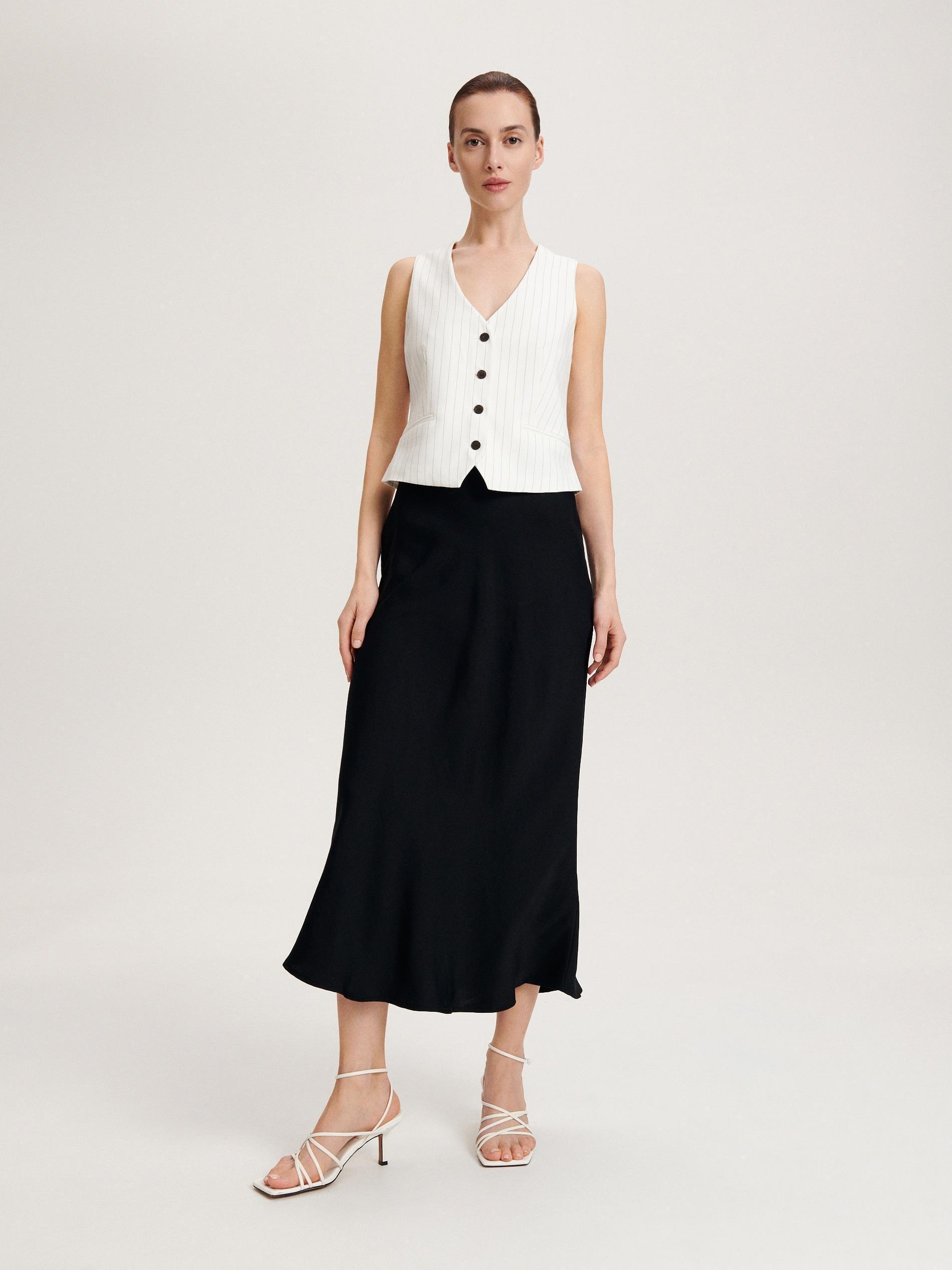 Reserved Black Tencel Lyocell Skirt | Azadea Kuwait