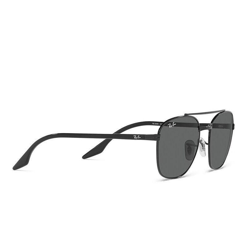 تسوق Ray-Ban Unisex Square Sunglasses - Black / Dark Grey (177912006 ...