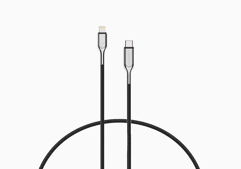 تسوق Cygnett Armoured Lightning to USB-C Cable 1m Black CYGNETT ...