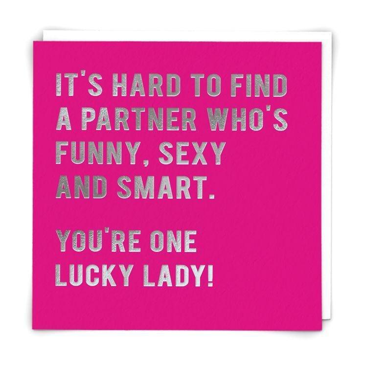 REDBACK CARDS Redback Cards Lucky Lady Greeting Card (150 x 150mm ...