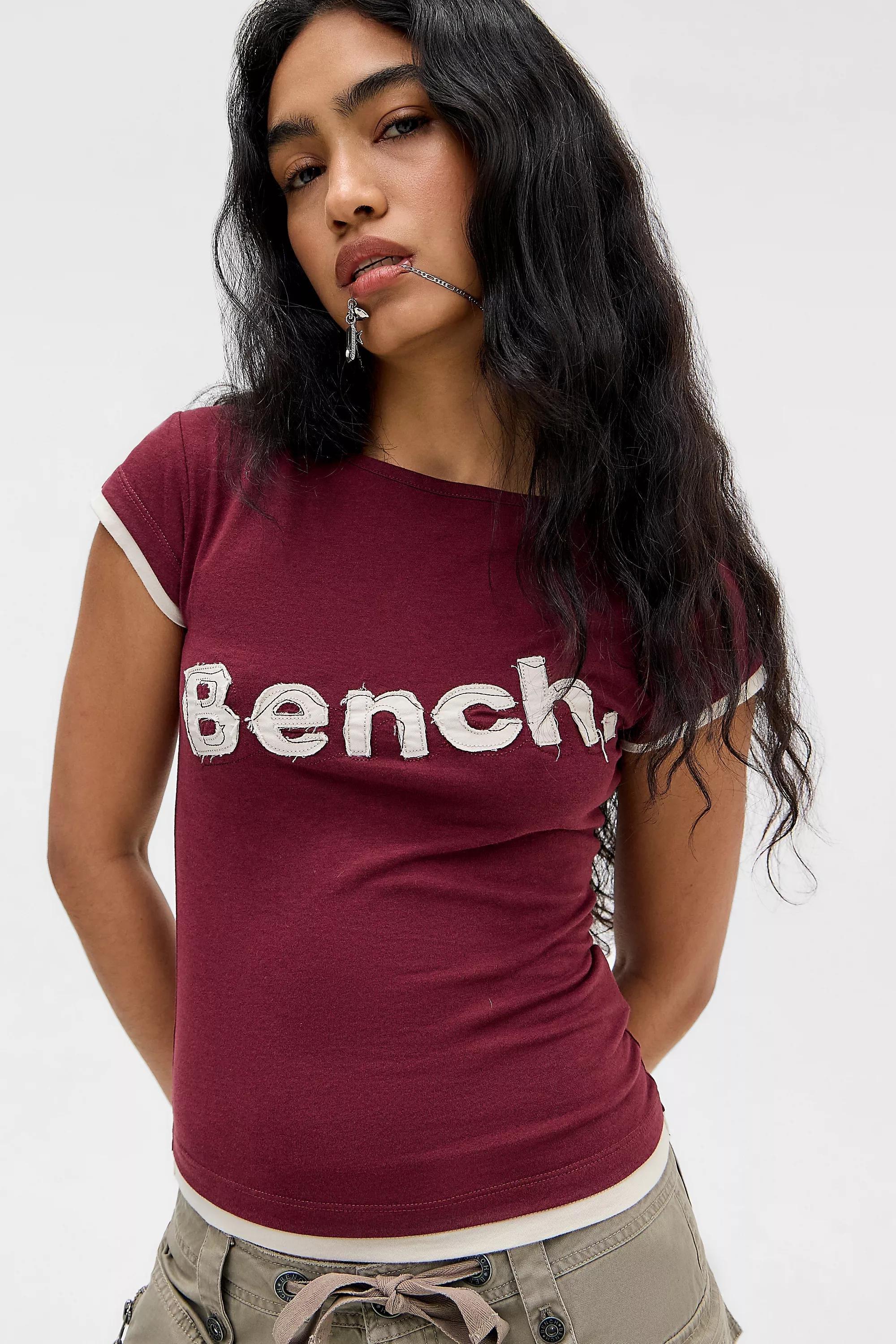 تسوق Maroon Bench Kirra Slash Neck Double Layer T-Shirt Urban ...