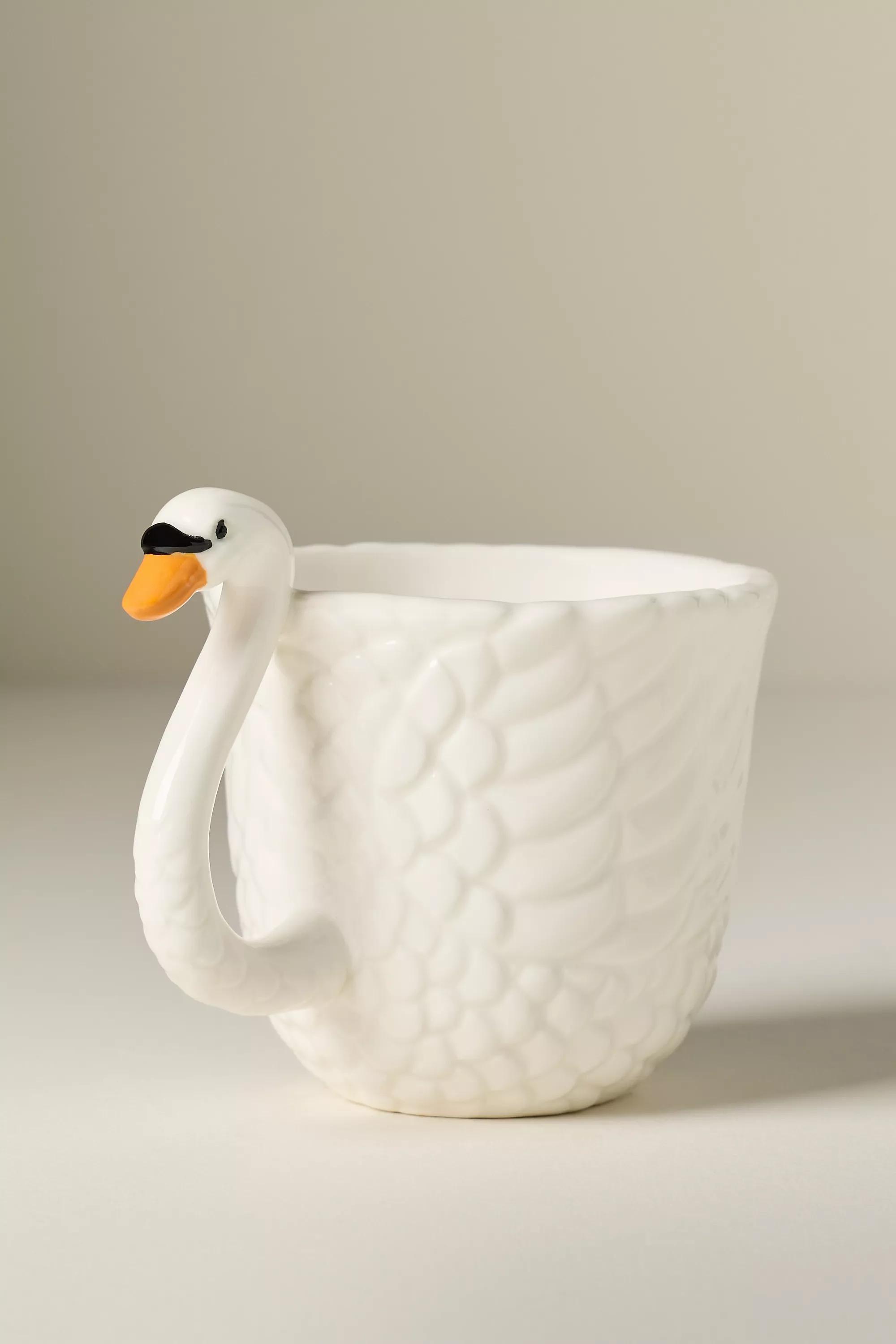 Reed Stoneware Teacup, White | Azadea UAE