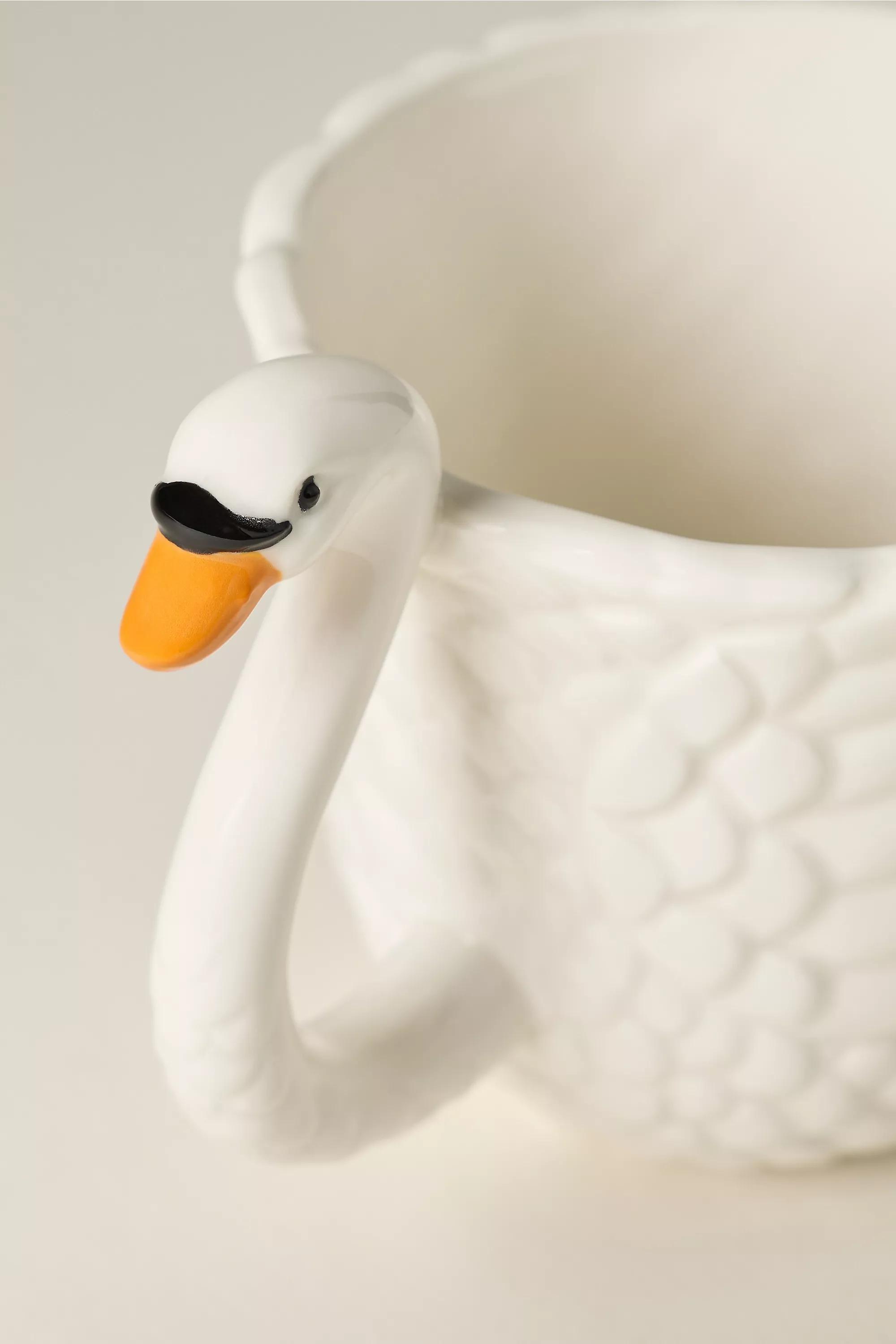 Reed Stoneware Teacup, White | Azadea UAE