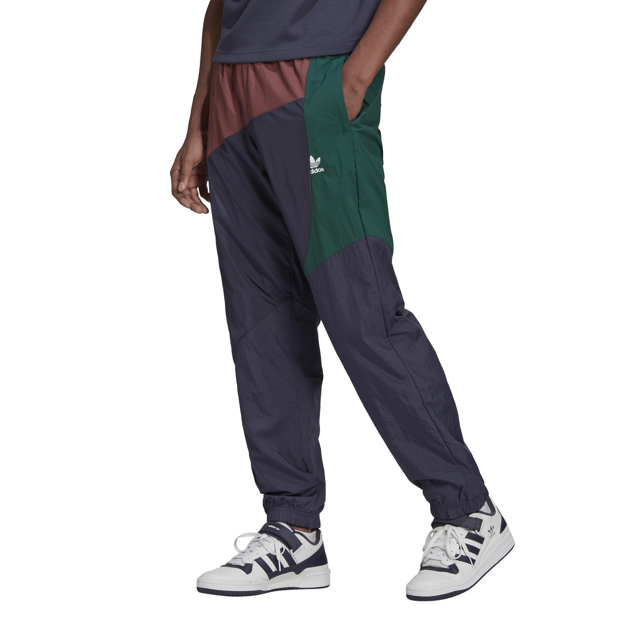 Adicolor Colorblock Tracksuit Bottoms, Blue | adidas Lebanon