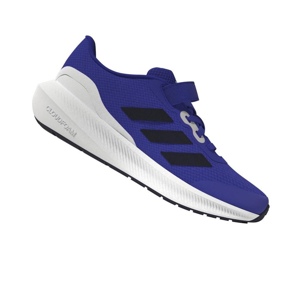 Unisex Kids RunFalcon 3.0 Elastic Lace Top Strap Shoes, Blue | adidas ...