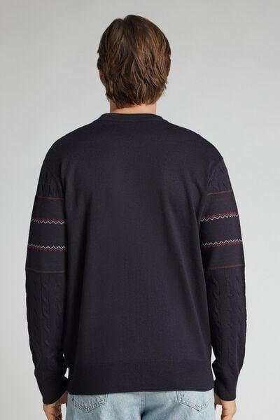 IUMAN INTIMISSIMI UOMO Blue Christmas Characters Sweatshirt | Azadea UAE