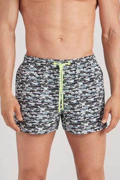 تسوق Multicolor 650j Stampa Camouflage Short Swim Trunks With