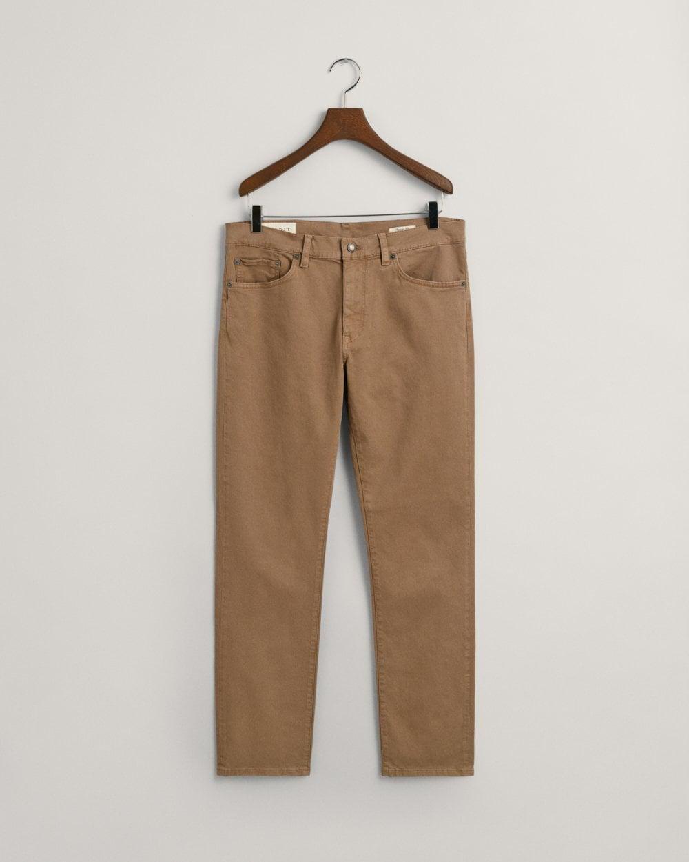 تسوق Brown Regular Fit Desert Jeans Gant | أزاديا الإمارات العربية المتحدة